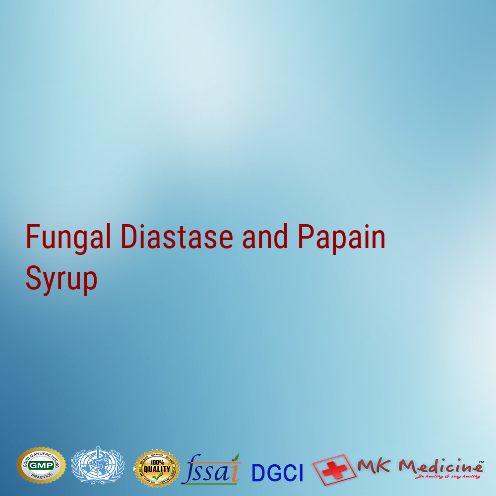 Fungal Diastase and Papain Syrup For PCD Franchise