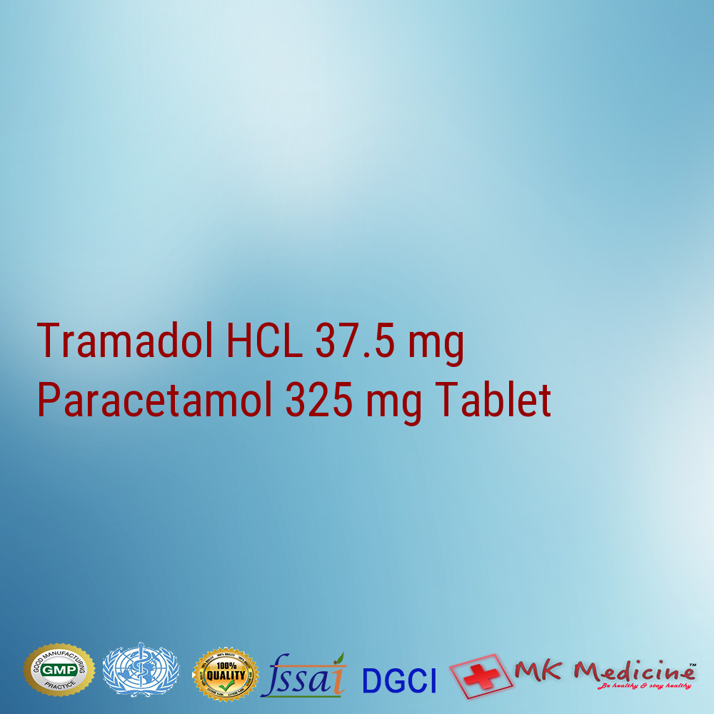 Tramadol HCL 37.5 mg Paracetamol 325 mg Tablet